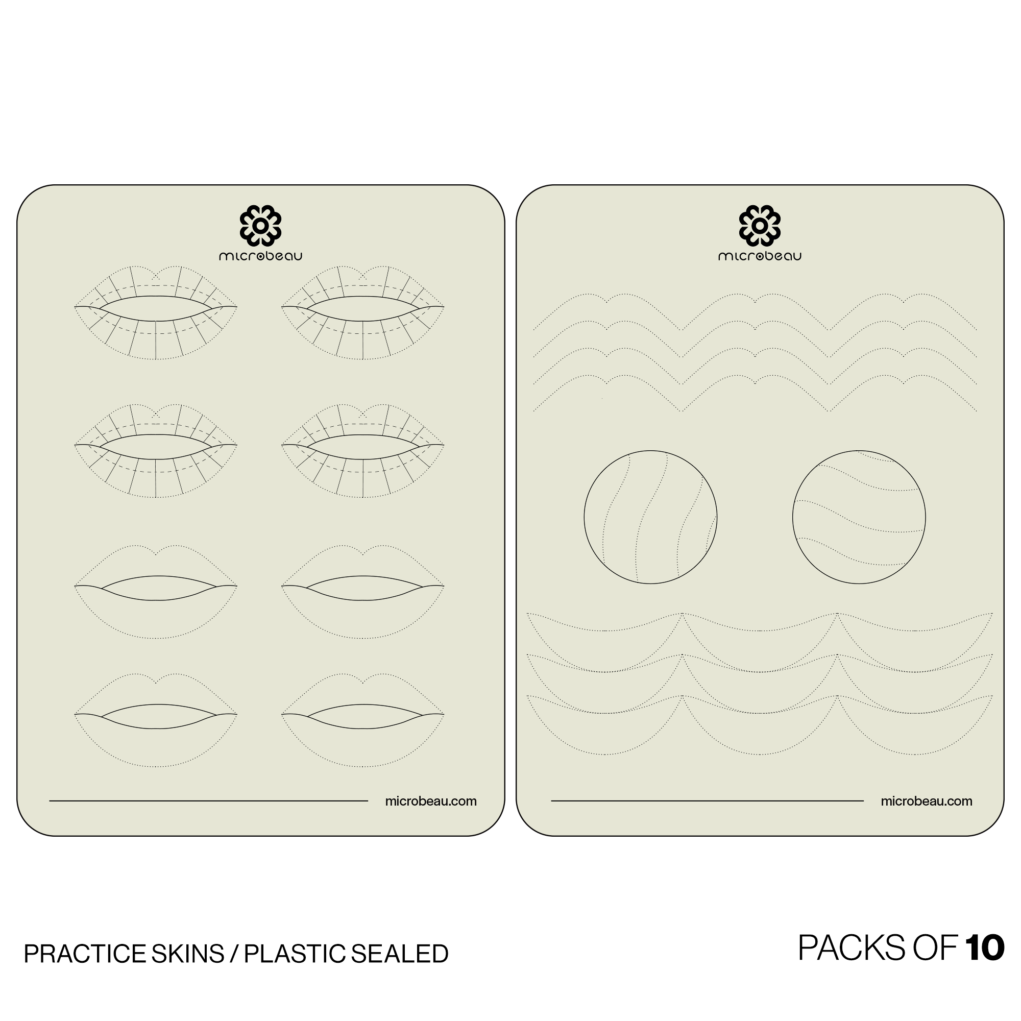Microbeau Lip Practice Skins – Microbeau International