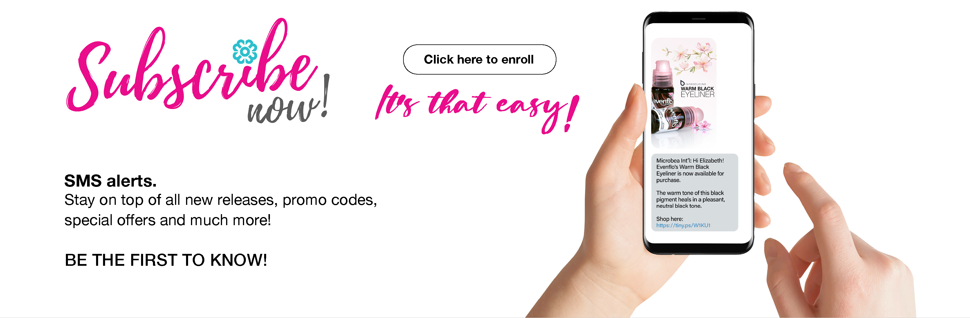 Flux Mini Champagne Gold Battery | Microbeau International